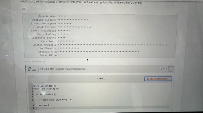 Solved (2) Prompt the user for the headers of two columns of | Chegg.com