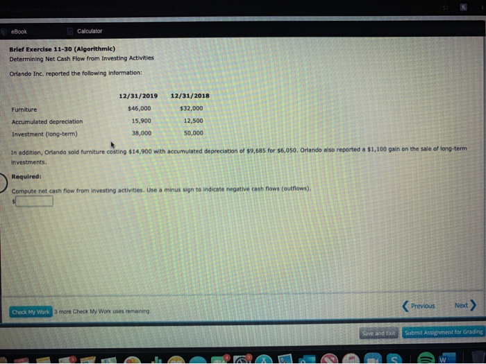 Solved eBook Calculator Brief Exercise 11-30 (Algorithmic) | Chegg.com