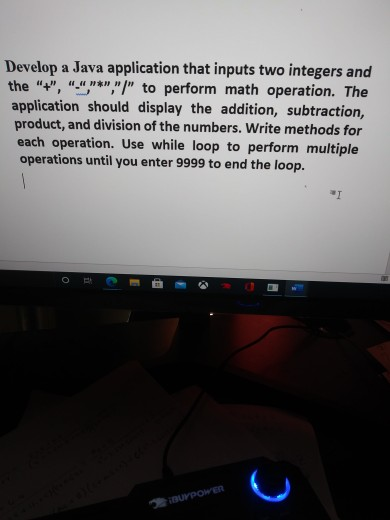 Solved Develop a Java application that inputs two integers | Chegg.com