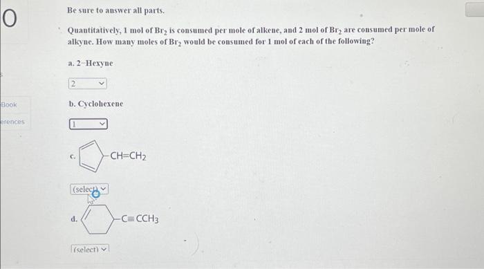Solved O Book erences Be sure to answer all parts. | Chegg.com