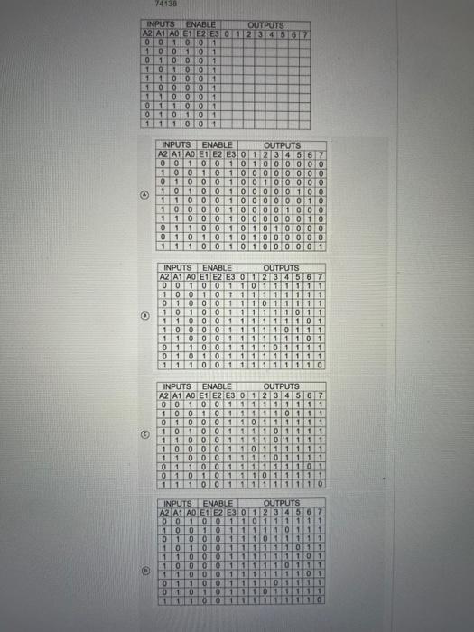 Solved Pick the correct output for the following circuit 3-1 | Chegg.com