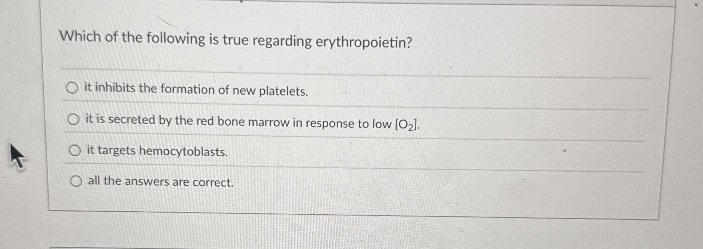 Solved Which of the following is true regarding | Chegg.com