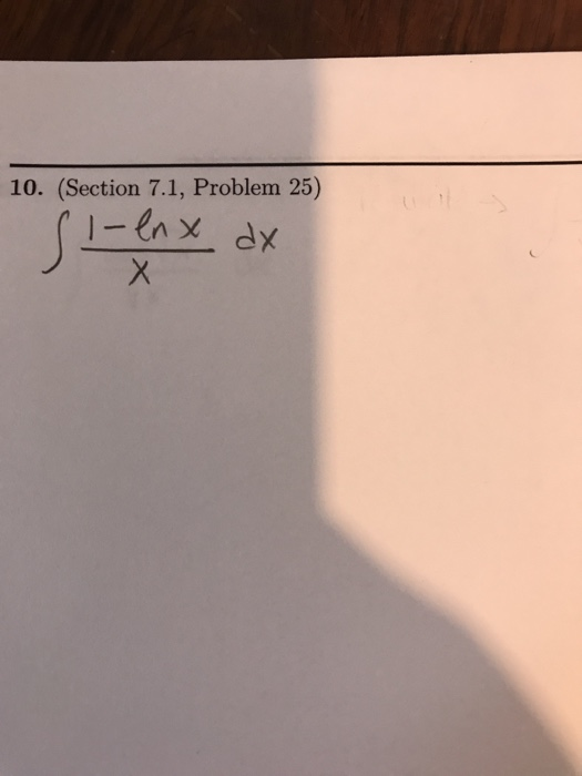 Solved 10. (Section 7.1, Problem 25) | Chegg.com