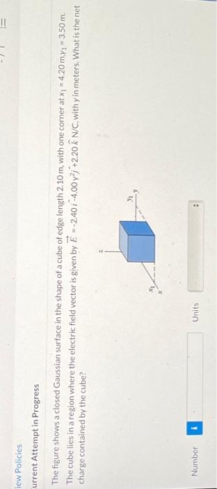 Solved !! iew Policies Current Attempt in Progress The | Chegg.com