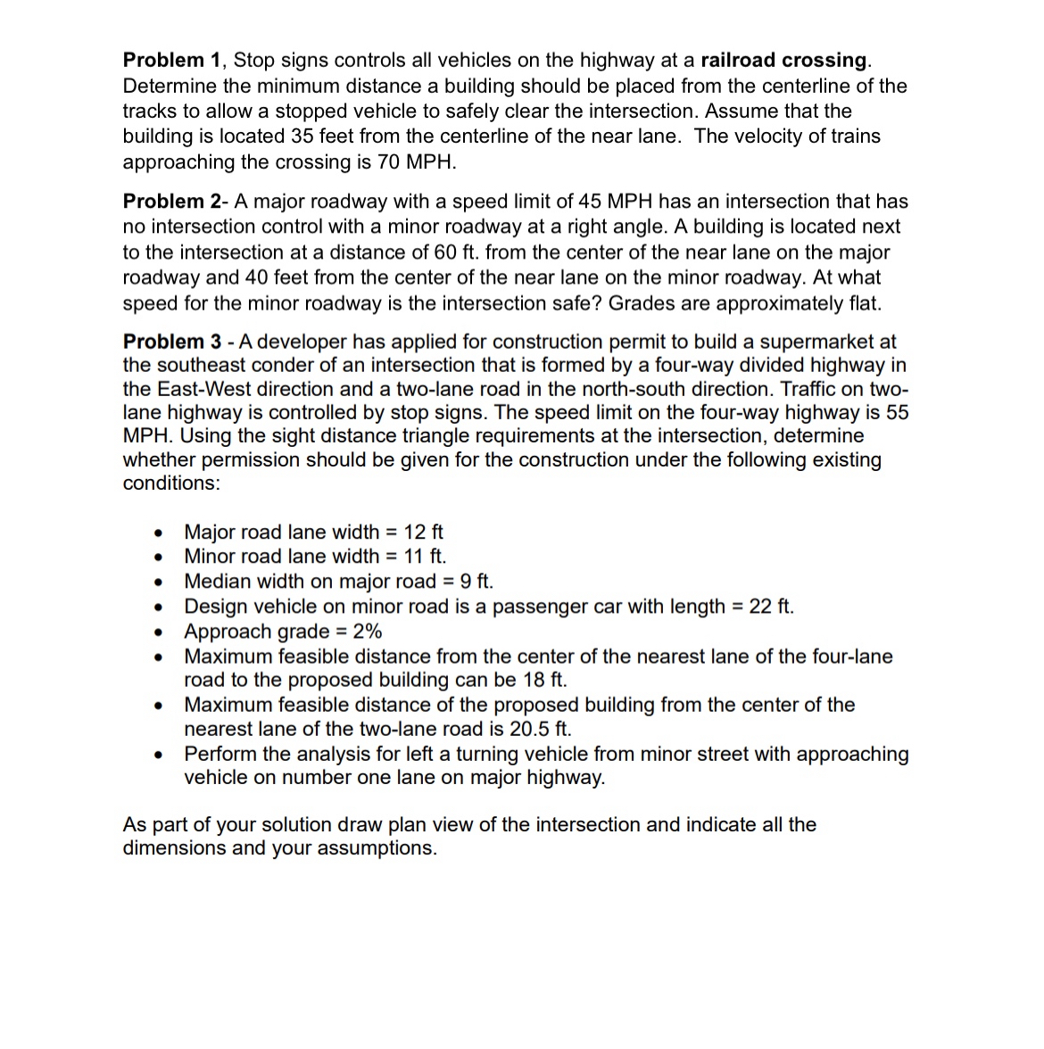 Solved Problem 1, ﻿Stop signs controls all vehicles on the | Chegg.com