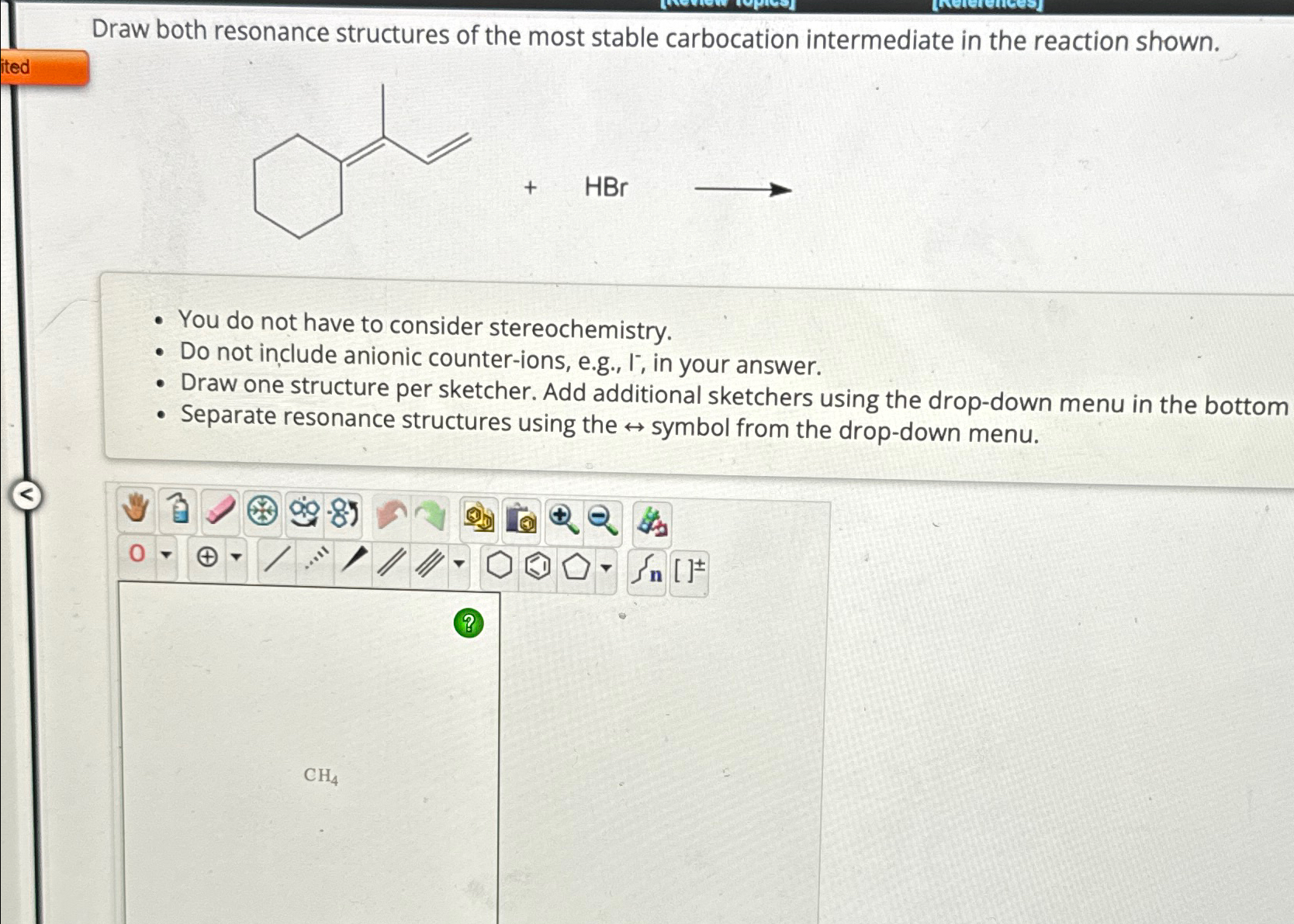 Solved Draw both resonance structures of the most stable | Chegg.com