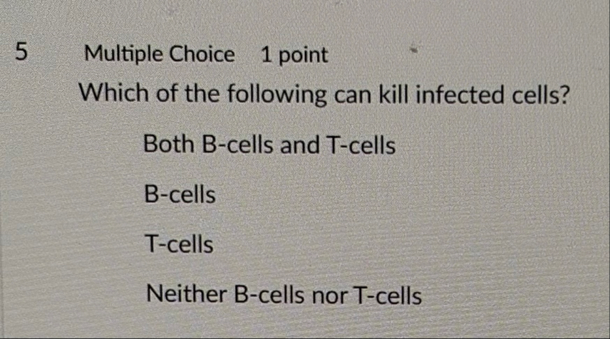 Solved 5 ﻿Multiple Choice 1 ﻿pointWhich of the following can | Chegg.com