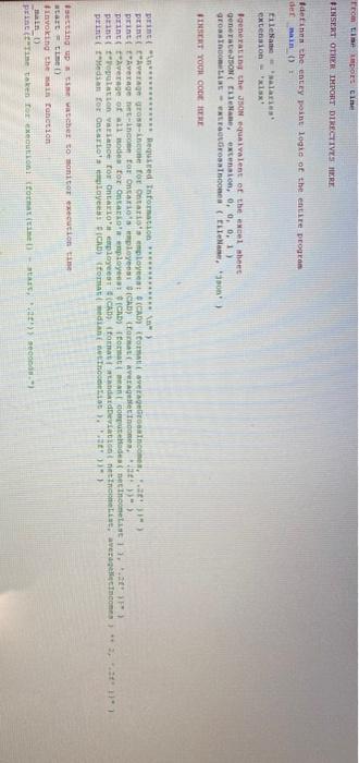 complete the following python coading and draw flow | Chegg.com
