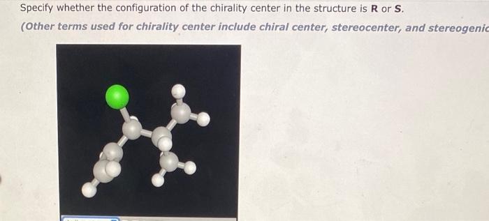 Solved Specify the configurations ( R or S ) of chiral | Chegg.com