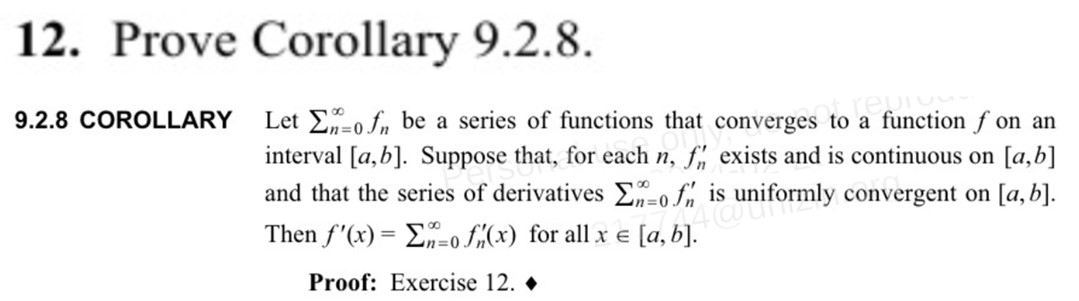 Solved Prove Corollary 9.2.8.9.2.8 COROLLARY Let ∑n=0∞fn | Chegg.com Solved Prove Corollary 9.2.8.9.2.8 COROLLARY Let ∑n=0∞fn | Chegg.com