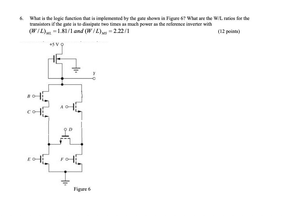 What is the logic function that is implemented by the | Chegg.com