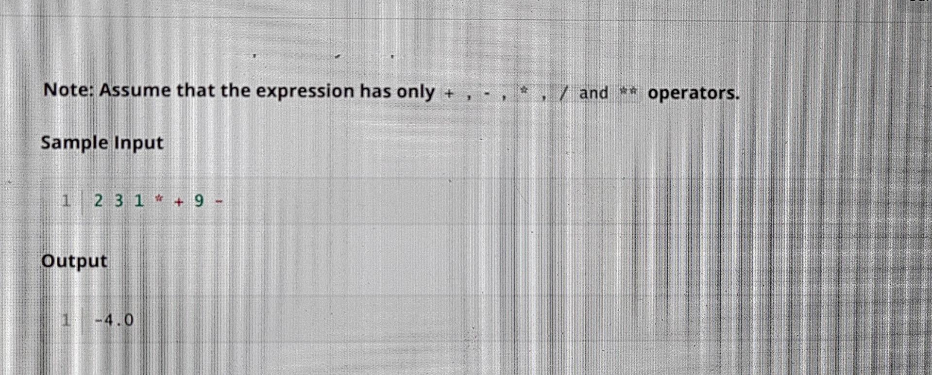 Solved An arithmetic expression can be written in postfix | Chegg.com