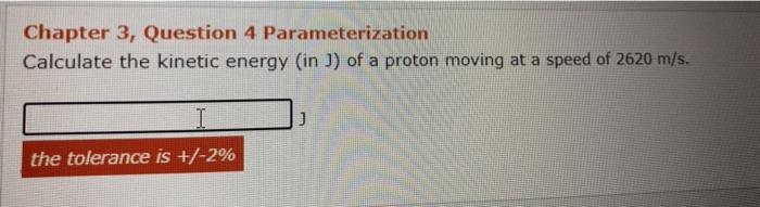 Solved Chapter 3, Question 4 Parameterization Calculate the | Chegg.com
