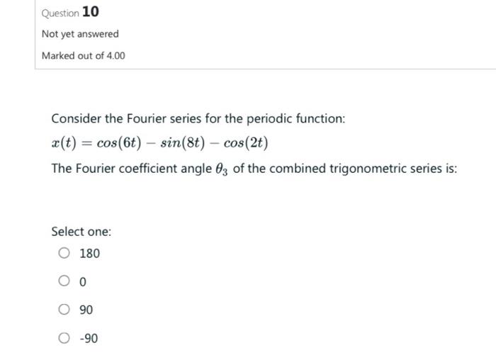 Solved Consider the Fourier series for the periodic | Chegg.com