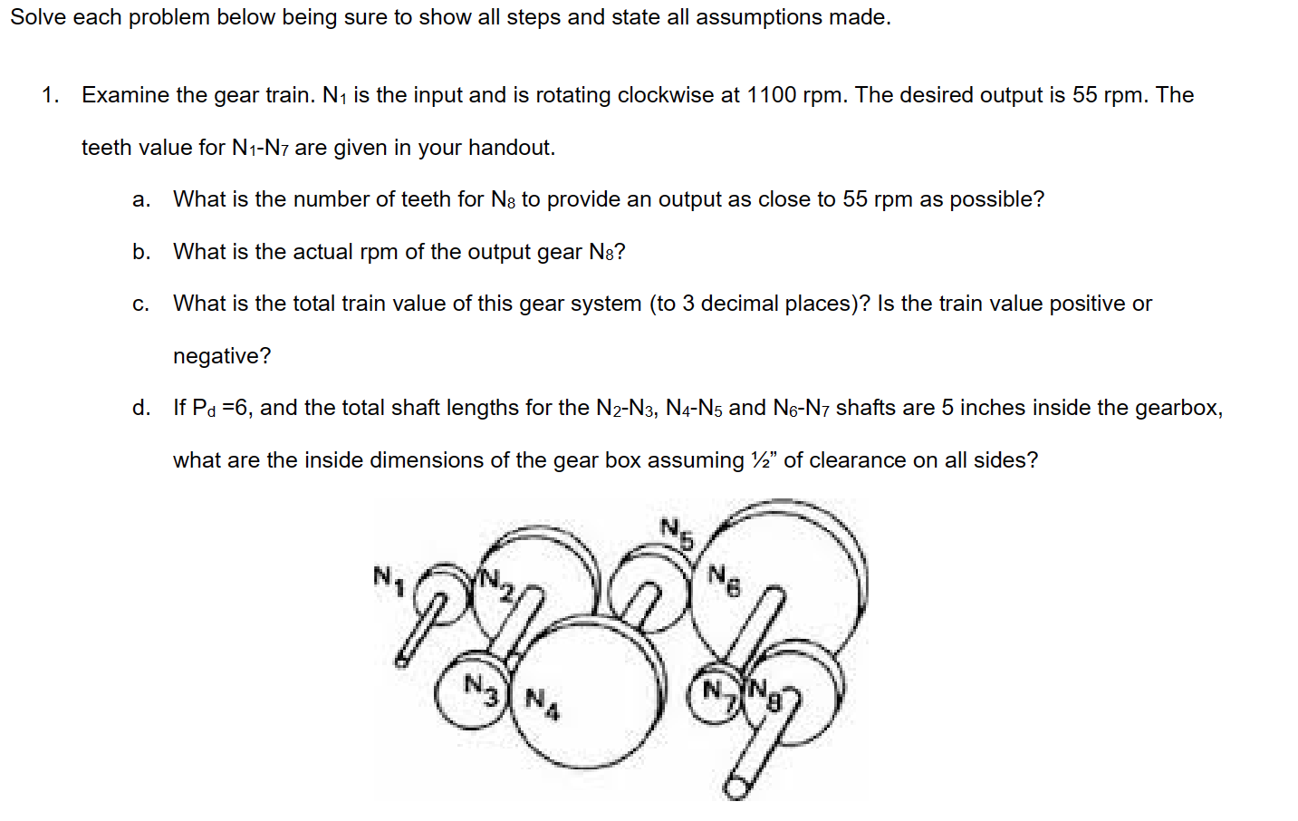Solved Solve each problem below being sure to show all steps | Chegg.com