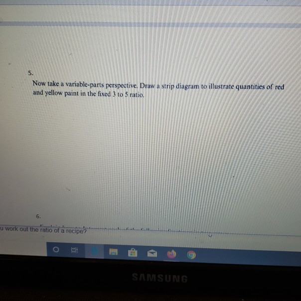 5. Now take a variable-parts perspective. Draw a | Chegg.com
