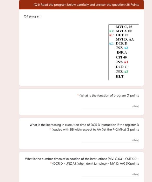 Solved Microprocessor 8085 | Chegg.com