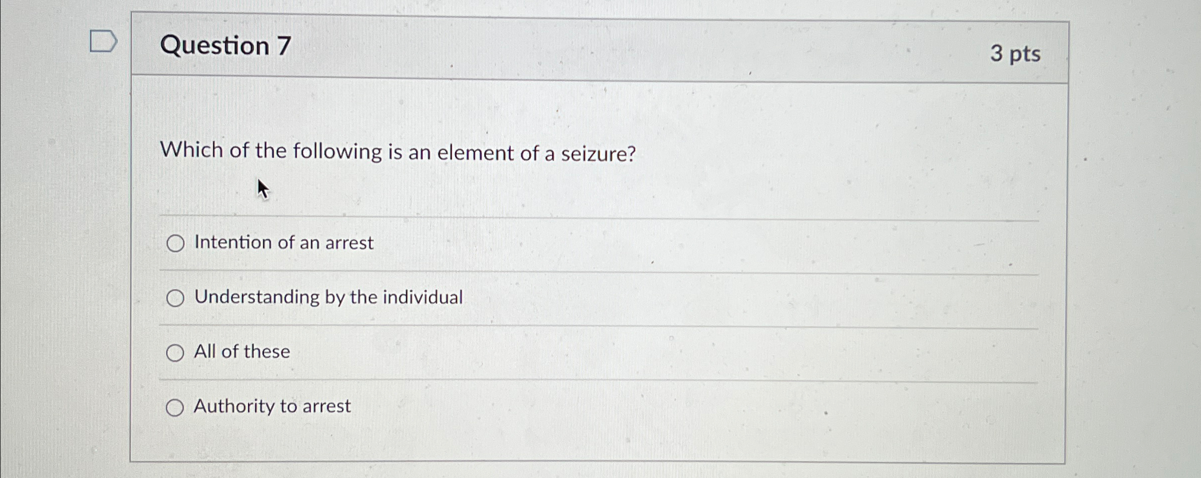 Solved Question 73 ﻿ptsWhich of the following is an element | Chegg.com