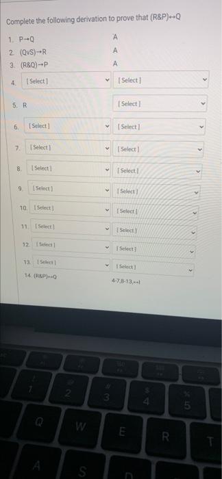 Solved Complete the following derivation to prove that | Chegg.com