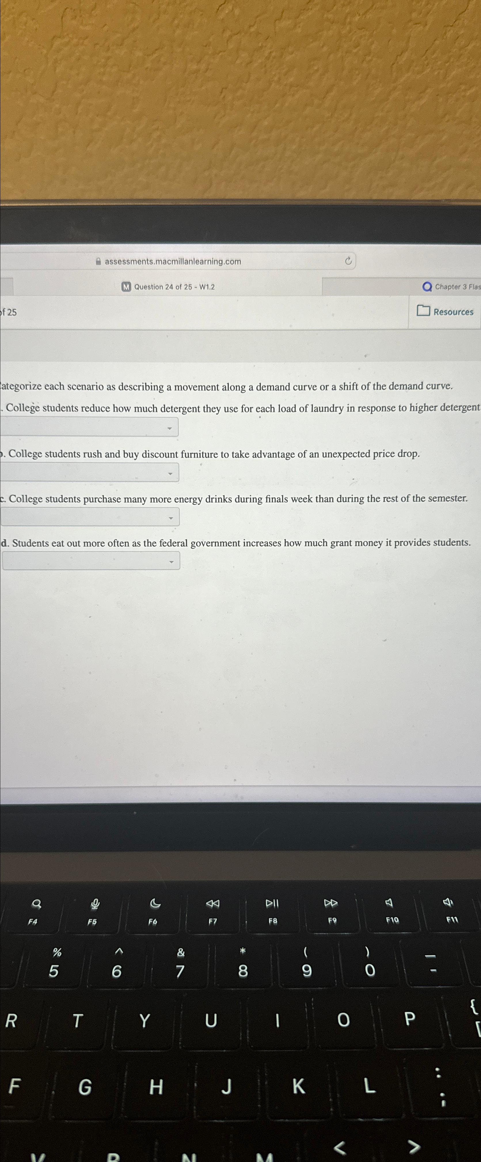 Solved ategorize each scenario as describing a movement | Chegg.com