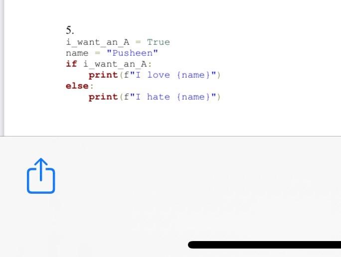 Solved Section 4 Write down the expected output Write None | Chegg.com