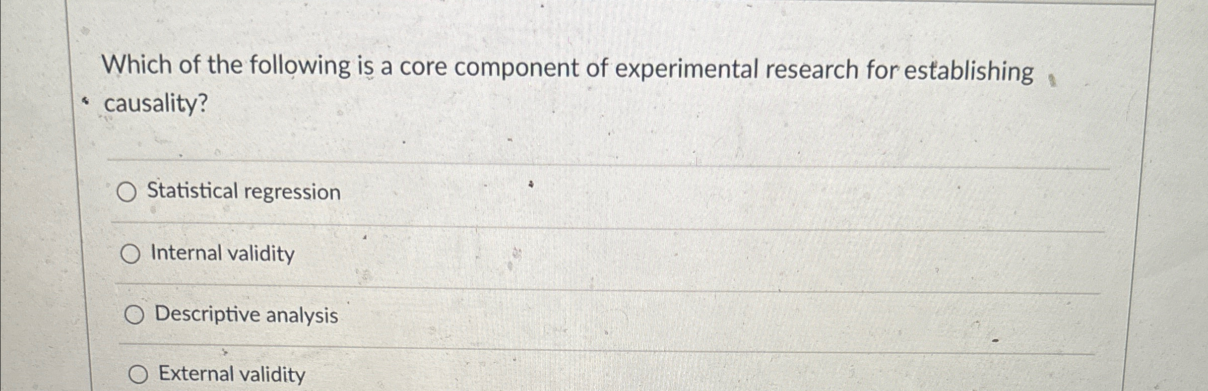 Solved Which of the following is a core component of | Chegg.com