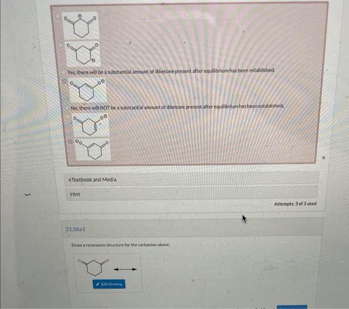 Solved Draw both resonance structures of the enolate formed | Chegg.com