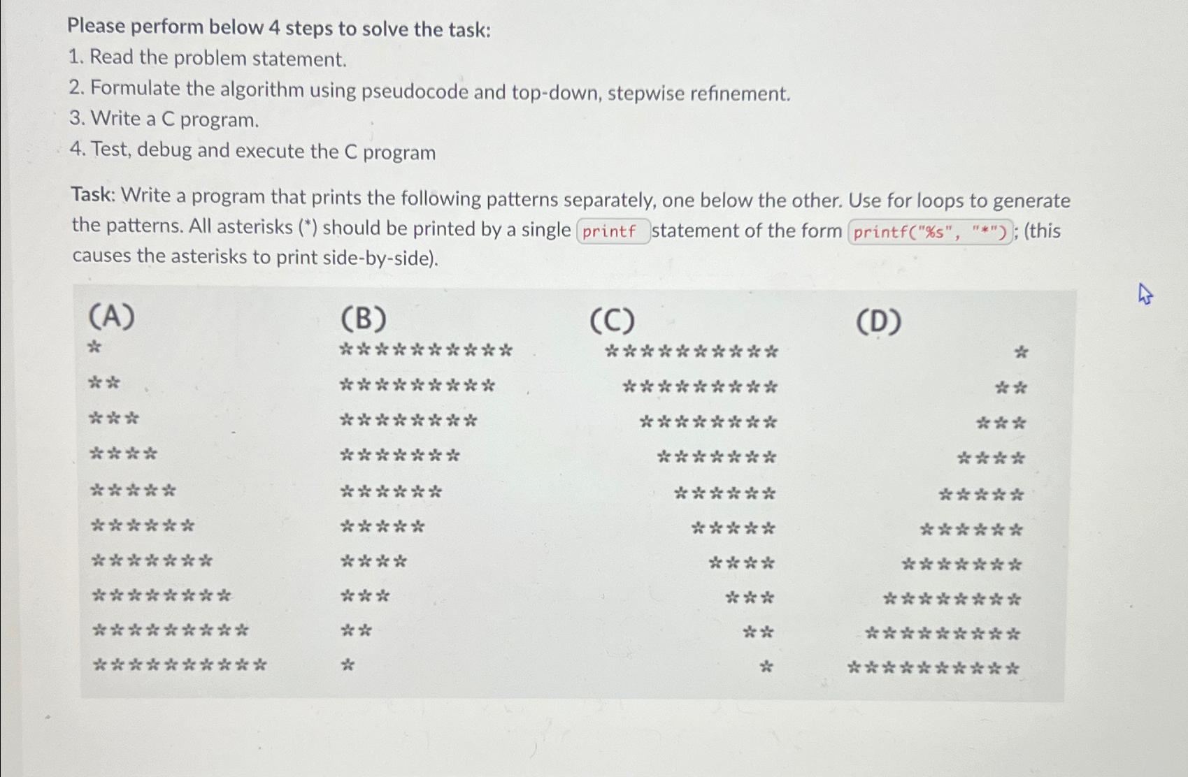 Solved Please perform below 4 ﻿steps to solve the task:Read | Chegg.com