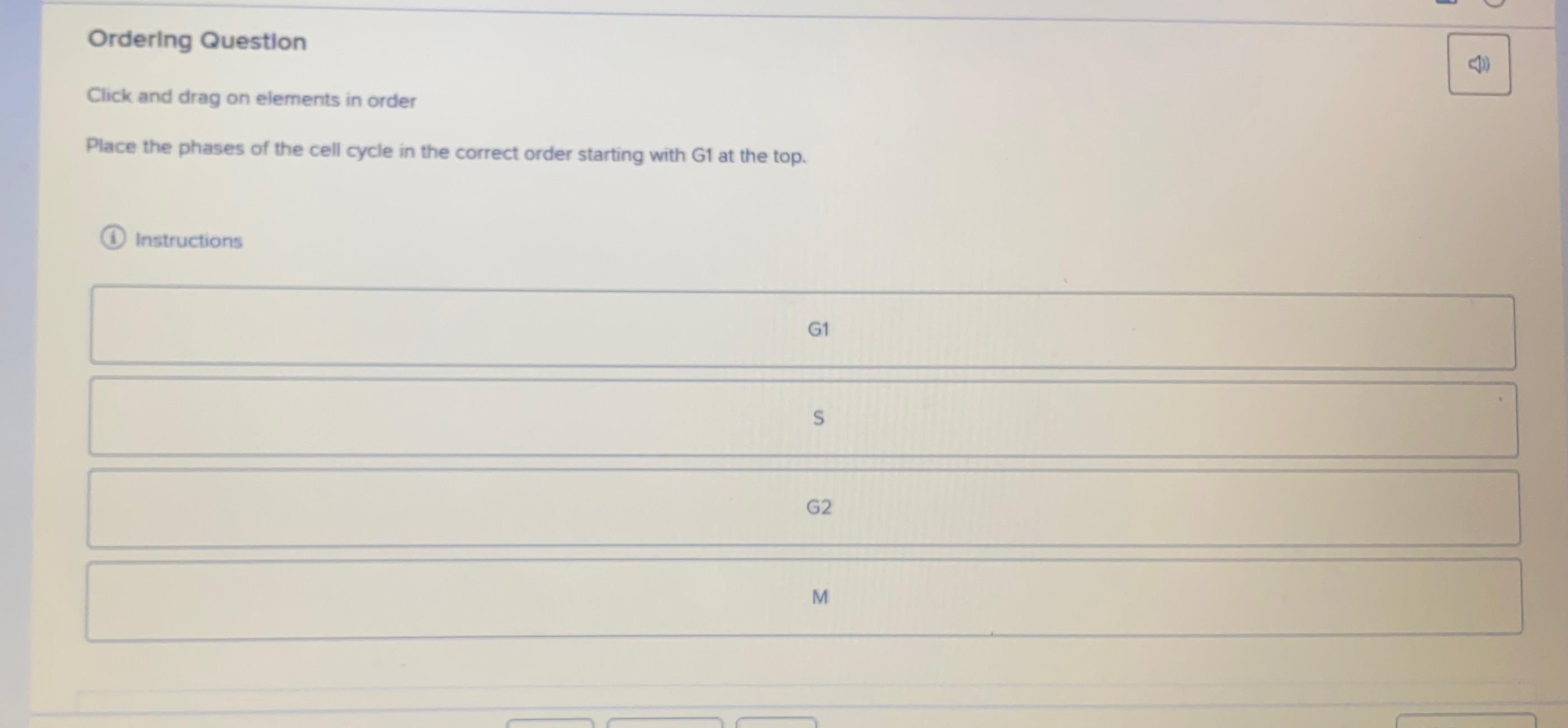 Solved Ordering QuestionClick and drag on elements in | Chegg.com
