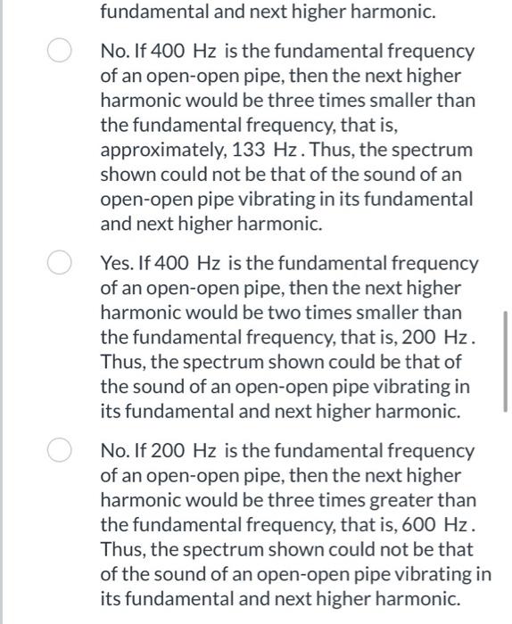 Solved 9 1 point An open organ pipe (i.e., a pipe open at | Chegg.com