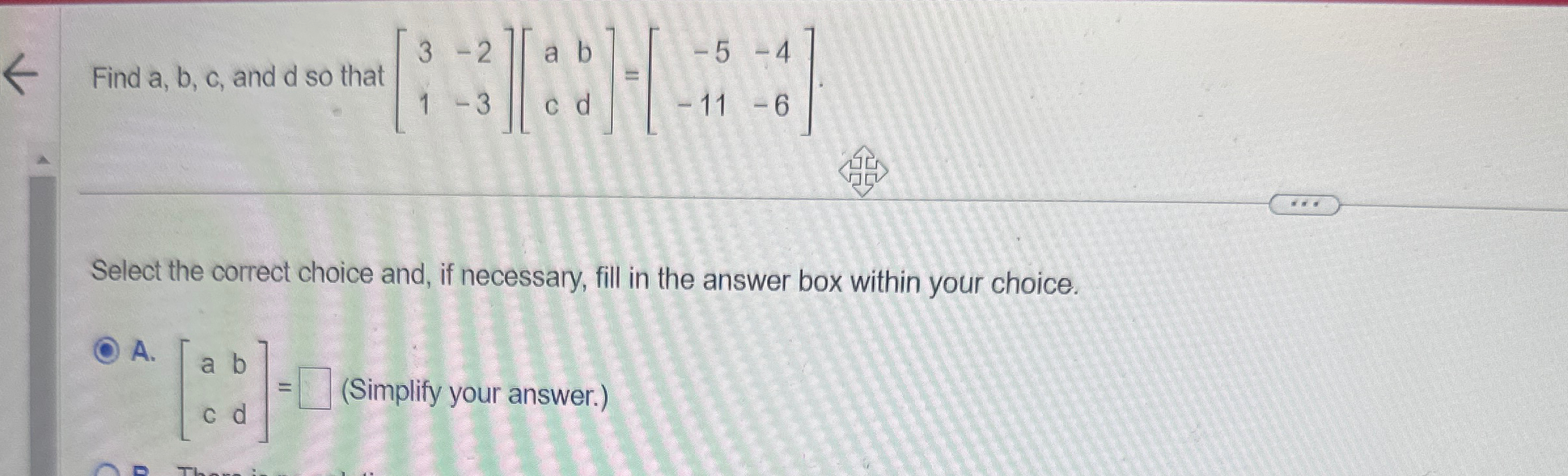 Solved Find a,b,c, ﻿and d ﻿so that | Chegg.com