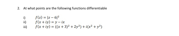 Solved At ﻿what points are the following functions | Chegg.com