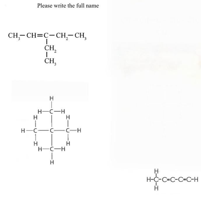 Solved Please write the full name | Chegg.com Solved Please write the full name | Chegg.com
