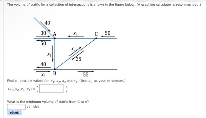 Solved The volume of traffic for a collection of | Chegg.com