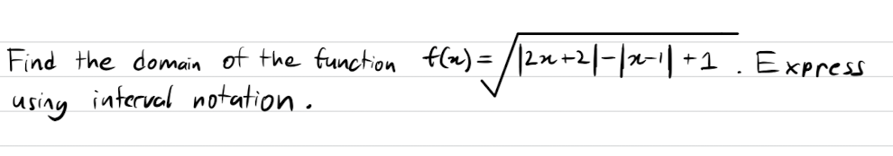 Solved Find The Domain Of The Function F X 2x 2 X 1 12