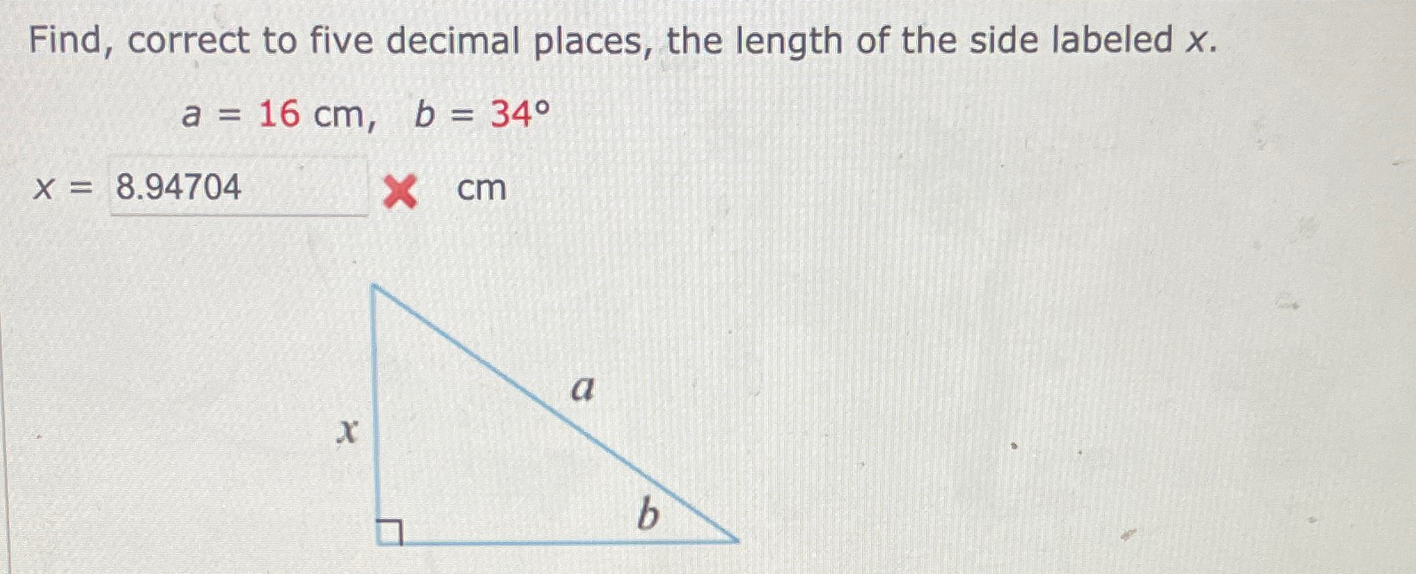 Solved Find, correct to five decimal places, the length of | Chegg.com