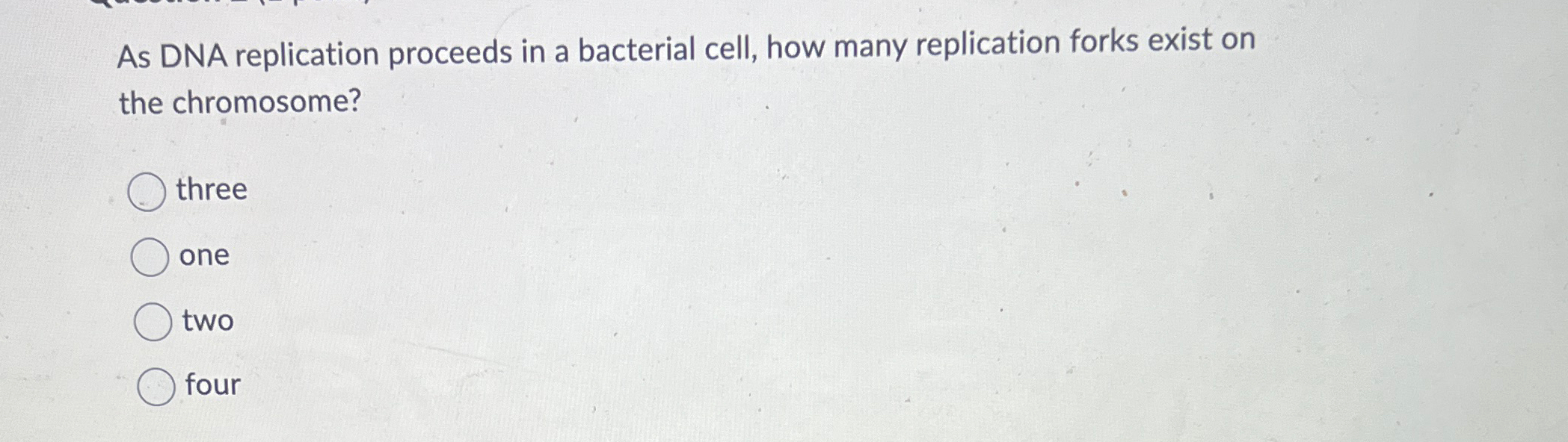 Solved As DNA replication proceeds in a bacterial cell, how | Chegg.com