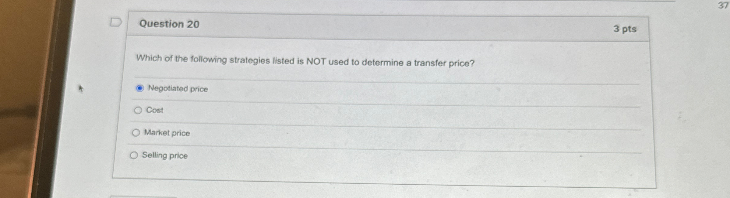 Solved Question 203 ﻿ptsWhich of the following strategies | Chegg.com