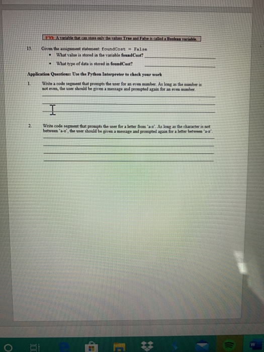 Solved Python Activity 08 While Loops - POGIL (1) - | Chegg.com
