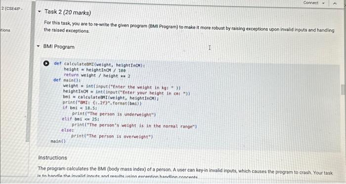 Solved For this task, you are to re-write the given program | Chegg.com