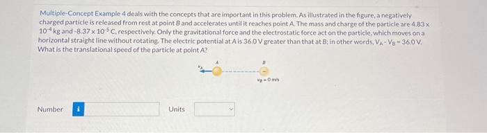 Solved Multiple-Concept Example 4 deals with the concepts | Chegg.com