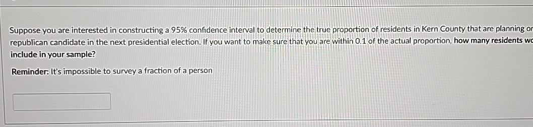 Solved Suppose you are interested in constructing a 95% | Chegg.com