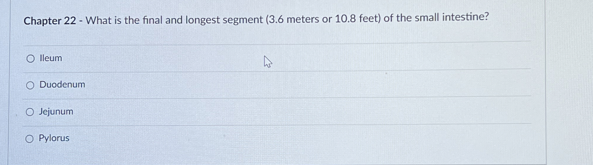 Solved Chapter 22 - ﻿What is the final and longest segment | Chegg.com