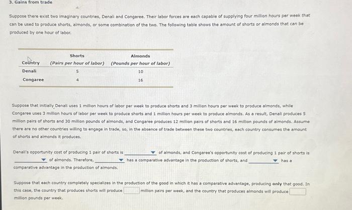 Solved 3. Gains from trade Suppose there exist two imaginary | Chegg.com Solved 3. Gains from trade Suppose there exist two imaginary | Chegg.com