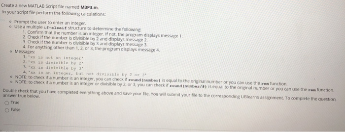 Solved Create a new MATLAB Script file named M3P3.m. In your | Chegg.com