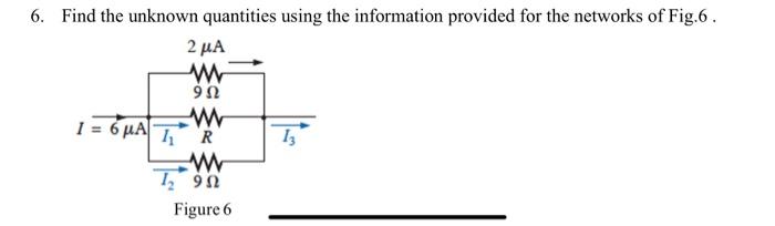 Solved 6. Find the unknown quantities using the information | Chegg.com