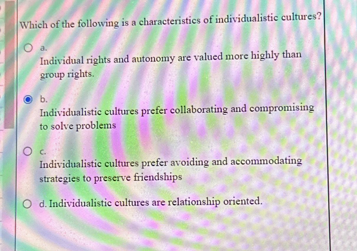 Solved Which of the following is a characteristics of | Chegg.com