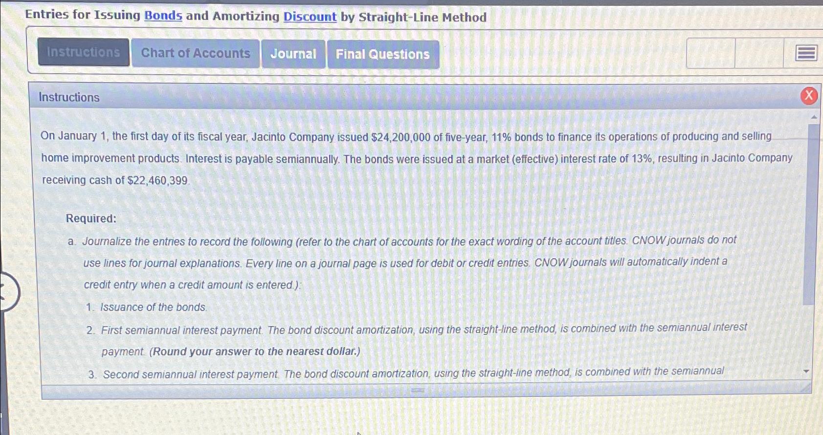 Solved Entries for Issuing Bonds and Amortizing Discount by | Chegg.com