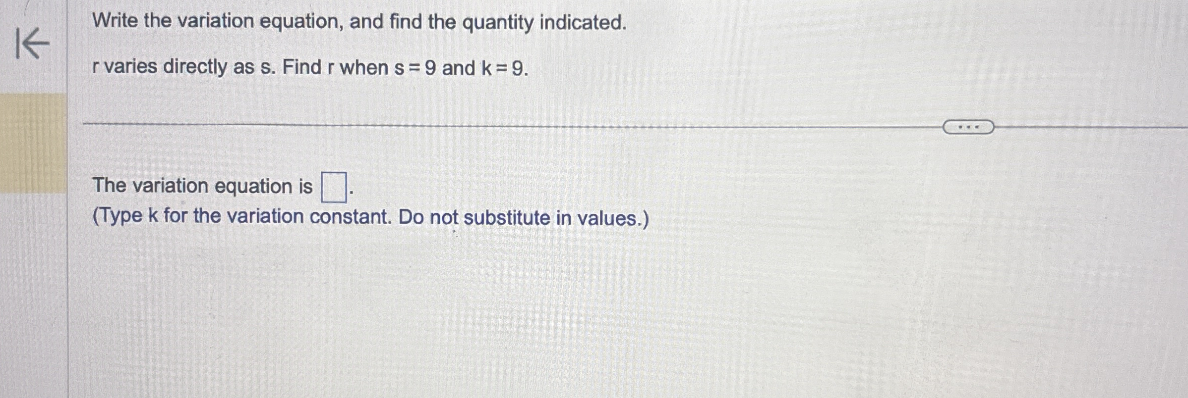 Solved Write the variation equation, and find the quantity | Chegg.com