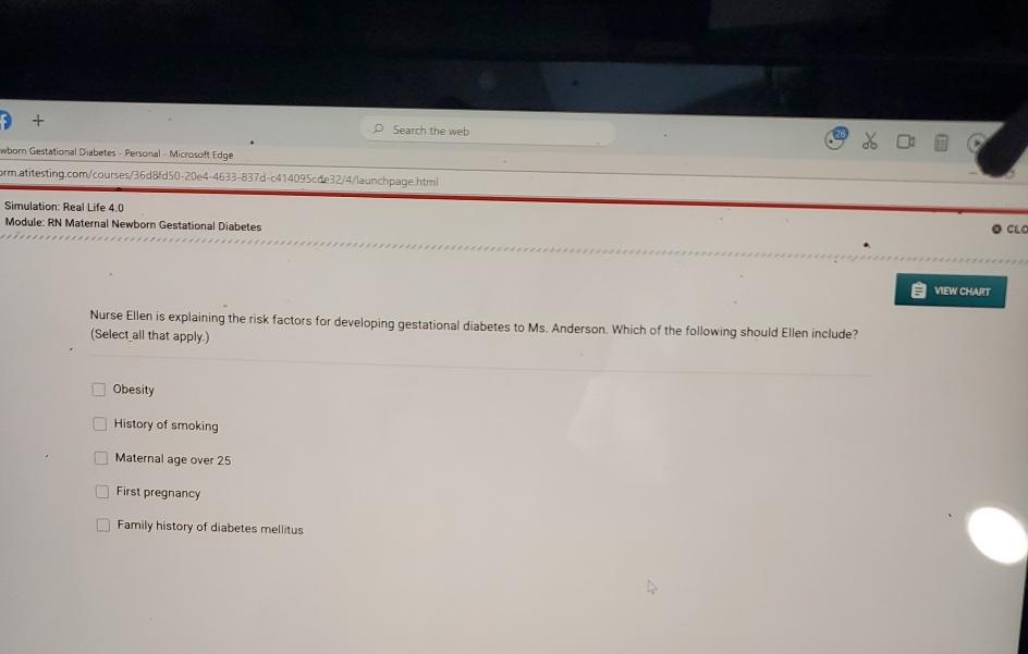 Solved Simulation: Real Life 4.0Module: RN Maternal Newborn | Chegg.com